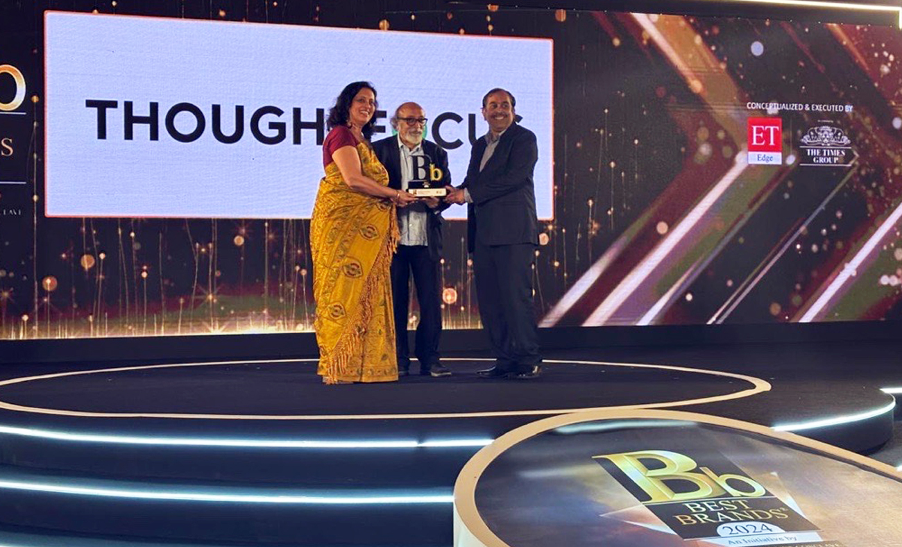 ThoughtFocus Recognized as One of the Best Brands 2024 by ET (Economic Times) Now | ThoughtFocus